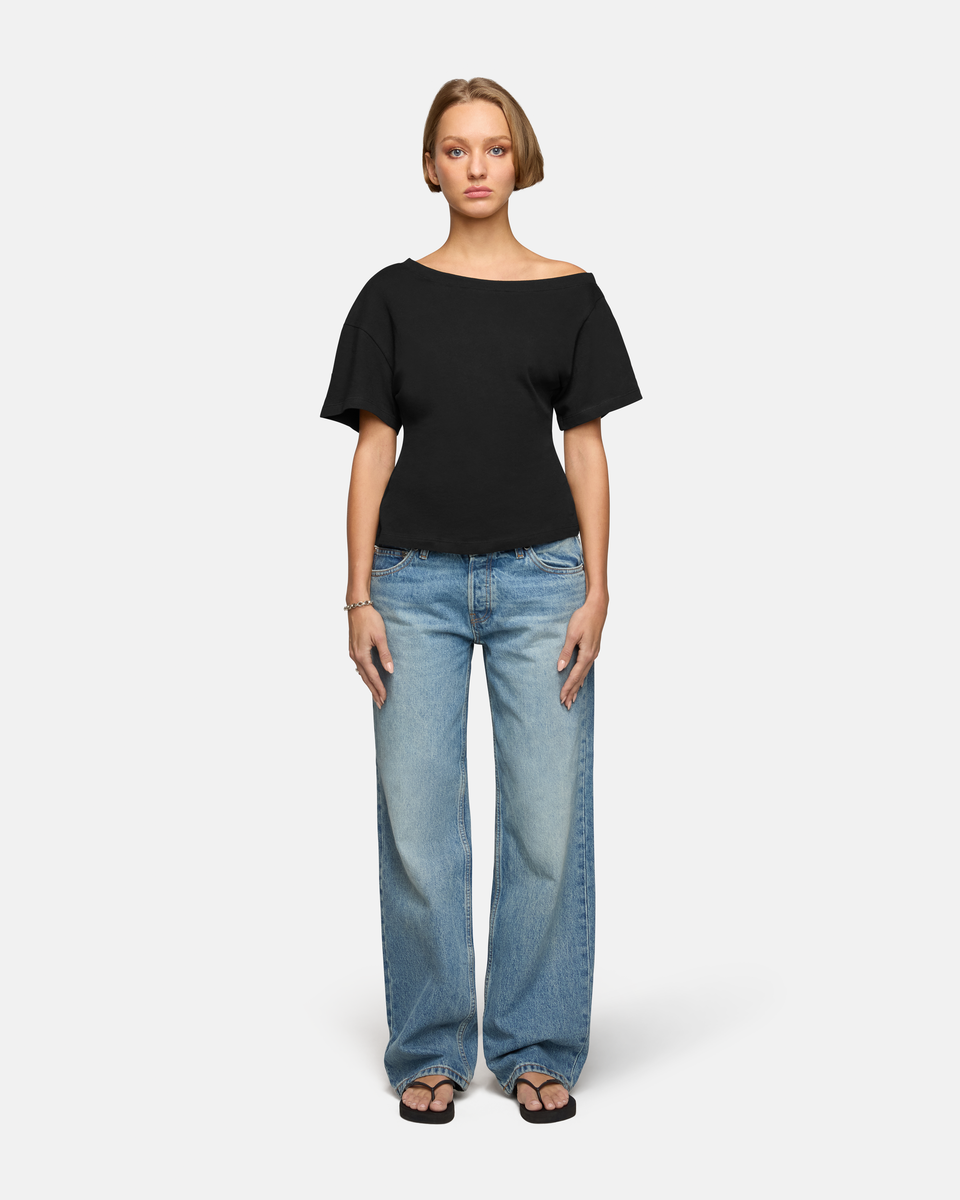 Elena Off The Shoulder Tee | EB Denim – ebdenim.com